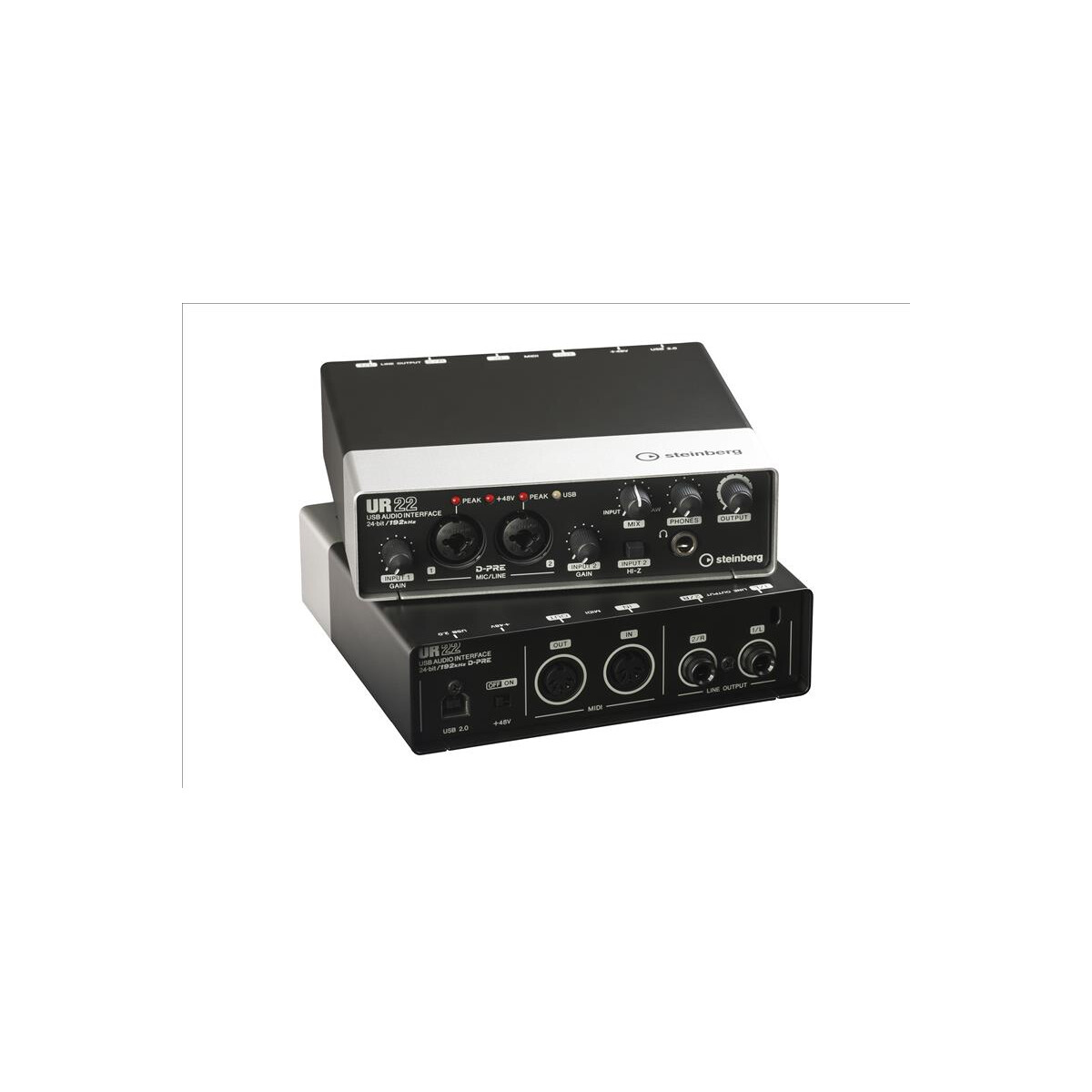 Steinberg UR22 USB Audio Interface incl. MIDI I/O - Professional Audi ...