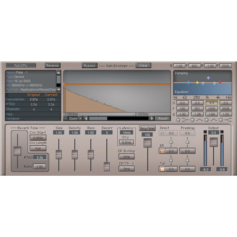Waves IR1 Convolution Reverb - MeinMic - Professional Audio Shop & Se, € 19,00
