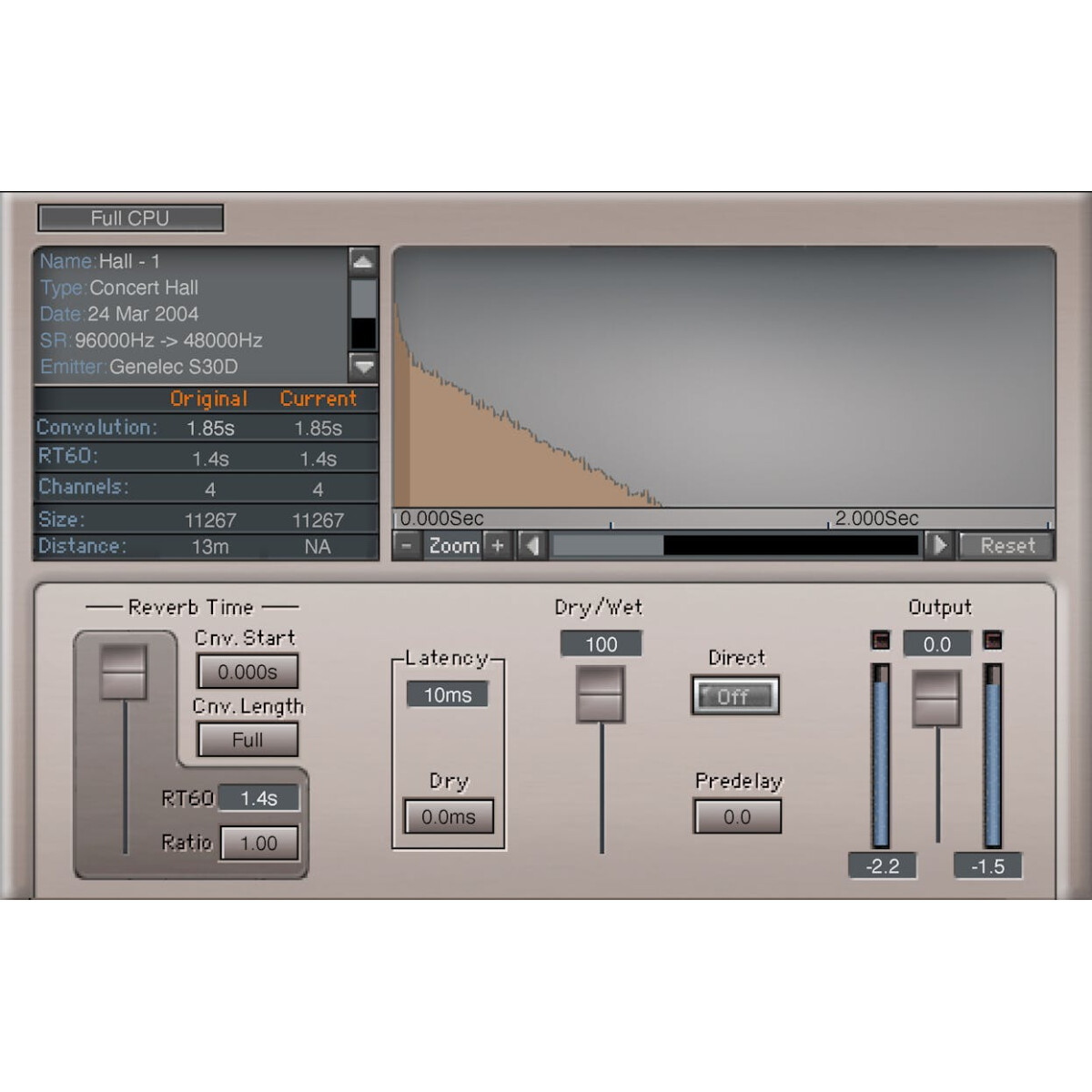 Waves IR-L Convolution Reverb - MeinMic - Professional Audio Shop & S ...